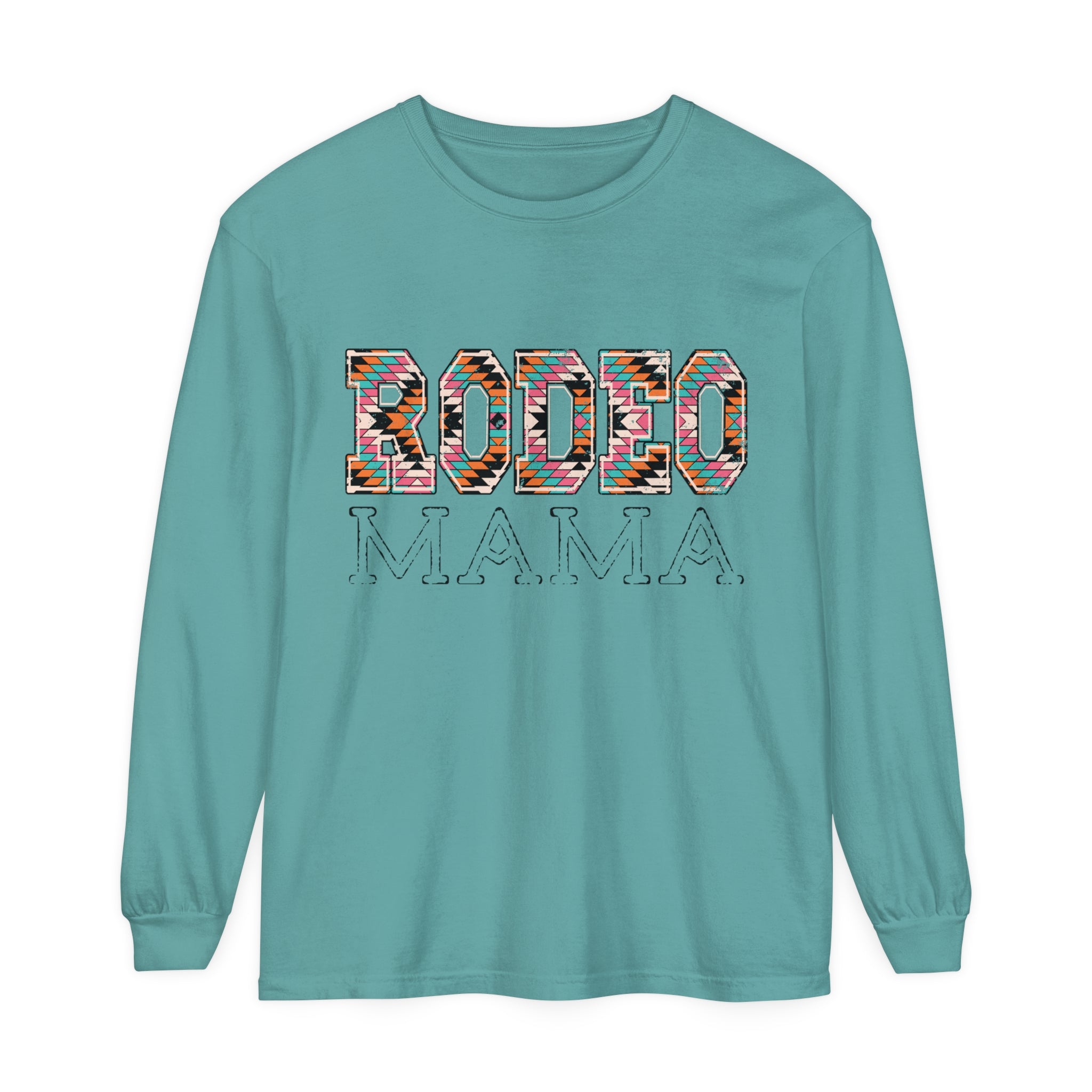 Rodeo Mama Aztec Long Sleeve T-Shirt – Top Hand Brand