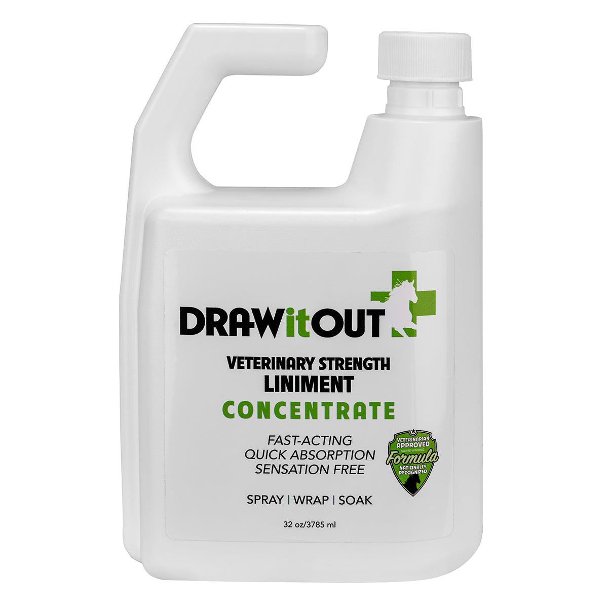 Draw It Out® 32oz Horse Liniment Concentrate – Spray, Wrap, or Soak fo ...
